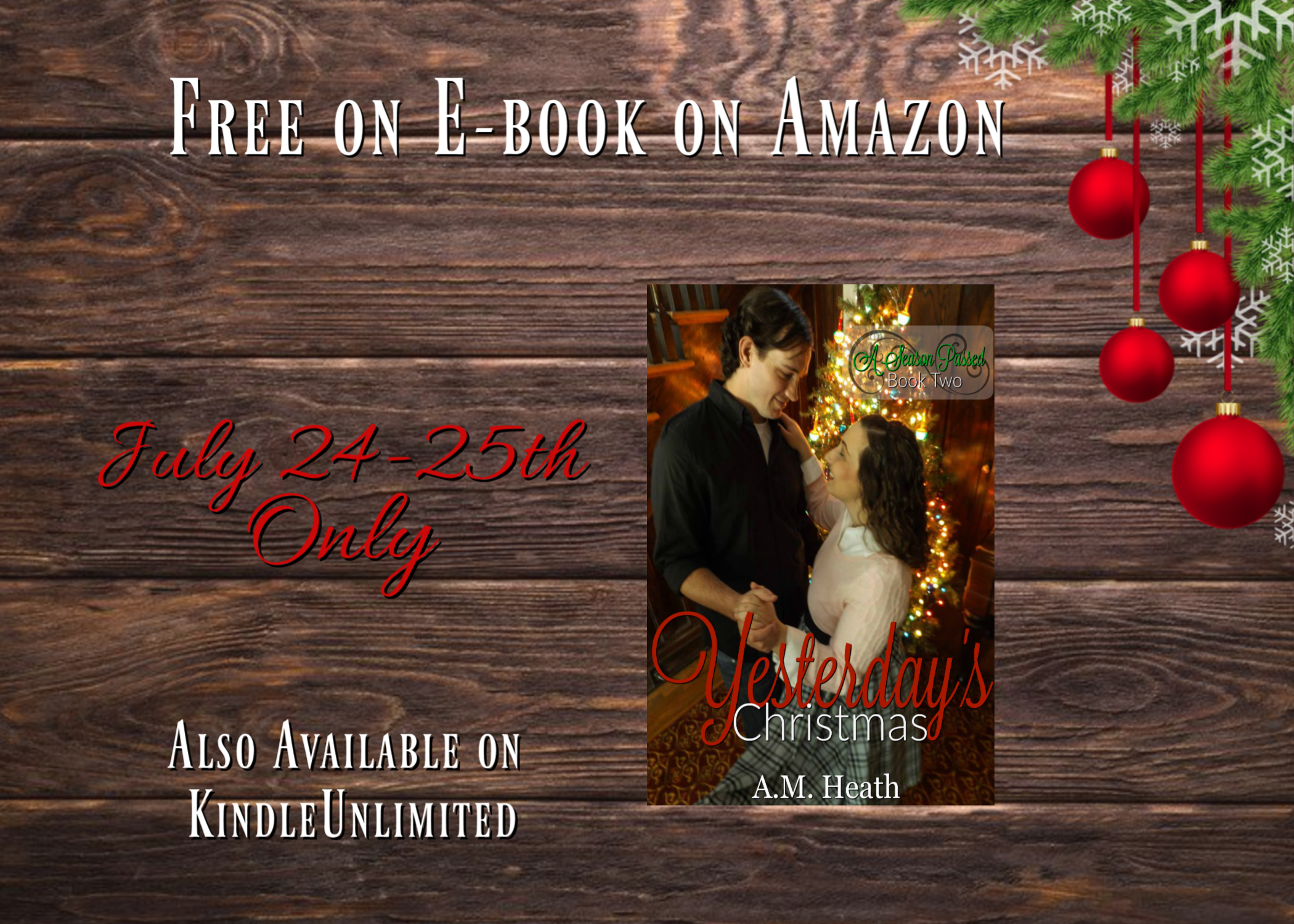 A Christmas in July FREEBIE – Christian Author: A.M. Heath